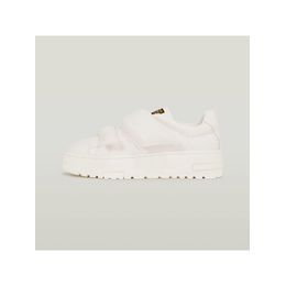 G-Star Raw G-Star Leder-Sneakers in Wei&szlig; - 49% | Gr&ouml;&szlig;e 40 | Damen-sneakers
