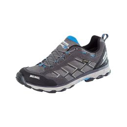 Wanderschuh Meindl "Activo GTX", Herren, Gr. 10.5, grau (anthrazit, ozean), Obermaterial: 100% Textilmaterial TEXMAT., Schuhe Wanderschuh