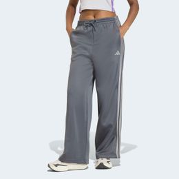 Sporthose adidas Sportswear "W STADIUM TP", Damen, Gr. L, N-Gr, grau six, ch solid grau, normal, gr., Obermaterial: 67% Polyester, 33% Baumwolle, Hosen Sporthose