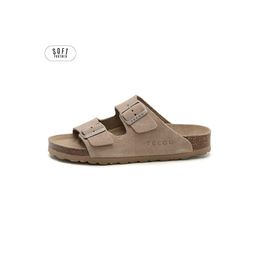 teegu Leder-Pantoletten in Braun - 52% | Gr&ouml;&szlig;e 36 | Damen-pantoletten