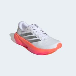 Laufschuh adidas Performance "SUPERNOVA RISE 3 W", Damen, Gr. 40, cloud wei&szlig;, silber metallic, lucid pink, Synthetik, Textil, Schuhe Laufschuh, f&uuml;r mehr Komfort
