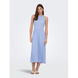 Only Kleid in Blau/ Wei&szlig; - 22% | Gr&ouml;&szlig;e M | Damen-kleider
