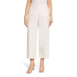 Leinenhose Betty Barclay "Damen unifarben", Damen, Gr. 34, Normalgr&ouml;&szlig;en, wei&szlig; (rohwei&szlig;), Leinenmischung, Obermaterial: 55% Leinen, 45% Viskose, relaxed fit 3/4-L&auml;nge, Hosen, Material