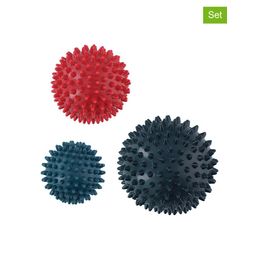 Umbro 3er-Set: Massageb&auml;lle in Blau/ Rot/ Schwarz - 16% | Damen-outdoor-ausruestung