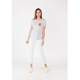 Key Largo Shirt "Capri" in Wei&szlig; - 52% | Gr&ouml;&szlig;e M | Damen-tops