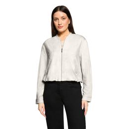 Blusentop Betty Barclay "Damen mit 3/4 Arm", Damen, Gr. 36, beige, Satin, Obermaterial: 92% Polyester, 8% Elasthan, l&auml;ssig geschnitten h&uuml;ftlang, Blusen Blusentop