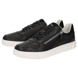Sneaker Sioux "Tedroso-DA-712", Damen, Gr. 36 (UK 3 1/2), schwarz, Obermaterial: 100% Lammnappaleder LANA. 100% Gummi rubber., Schuhe Sneaker