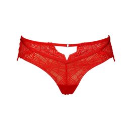 After Eden D-cup & up String, Damen, Gr. L, bright rot, Microfaser, Obermaterial: 89% Polyamid, 11% Elasthan, AFTER EDEN D-CUP & UP, k&ouml;rpernah, Unterhosen String