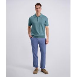 Poloshirt Pierre Cardin "Polo Strick", Herren, Gr. L, smoke blau, Jersey, Obermaterial: 100% Baumwolle, unifarben, regular fit h&uuml;ftbedeckend, Rundhals, Shirts, Poloshirt, unifarben aus reiner Baumwolle