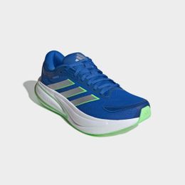 Laufschuh adidas Performance "RESPONSE 2 M", Herren, Gr. 41, blau, silber metallic, lime burst, Synthetik, Textil, Schuhe Laufschuh