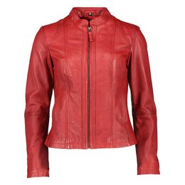 7eleven Lederjacke "Palo" in Rot - 72% | Gr&ouml;&szlig;e 40 | Damenjacken