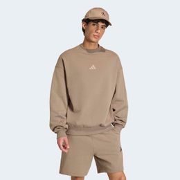 Sweatshirt adidas Sportswear "M AK SL SWT", Herren, Gr. L, khaki six, Obermaterial: 100% Baumwolle, normal, Rundhals, angesetztes B&uuml;ndchen, Sweatshirts Sweatshirt