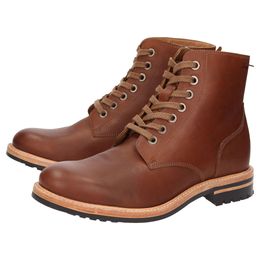 Stiefelette Sioux "Tils bootie 003", Damen, Gr. 41.5 (UK 7 1/2), braun, Obermaterial: 100% Kalbsleder CAL. 100% Gummi rubber., Schuhe Stiefelette