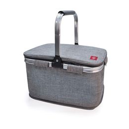 IRIS Barcelona Isolier-Picknickkorb in Grau - (B)43 x (H)24 x (T)27 cm - 20% | Damen-outdoor-ausruestung