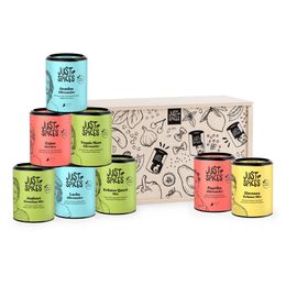Just Spices Grill Gew&uuml;rzbox (8er) - Gew&uuml;rzmischungen | 100% nat&uuml;rliche Zutaten | Gew&uuml;rzsets | Geschenkideen