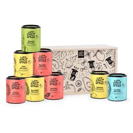 Just Spices Allrounder Gew&uuml;rzbox (8er) - Gew&uuml;rzmischungen | 100% nat&uuml;rliche Zutaten | Gew&uuml;rzsets | Geschenkideen