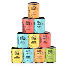 Just Spices Kennenlern Gew&uuml;rzset - Gew&uuml;rzmischungen | 100% nat&uuml;rliche Zutaten | Gew&uuml;rzsets | Geschenkideen