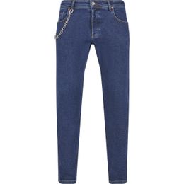 Bequeme Jeans 2Y Premium "2Y Premium Herren 2Y Skinny Fit Jeans", Herren, Gr. 33, Normalgr&ouml;&szlig;en, blau, 97% Baumwolle, 3% Elasthan, unifarben, Jeans