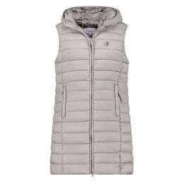 Geographical Norway Steppweste "Vatikotal" in Grau - 70% | Gr&ouml;&szlig;e S | Damenjacken
