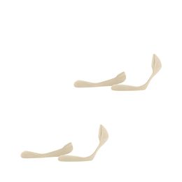F&uuml;&szlig;linge Esprit "Solid Low", Damen, Gr. 39-42, beige (cream), Baumwollmischung, unifarben, normal, Socken, elegant, verst&auml;rkt und aus weicher Baumwolle, d&uuml;nn, Anti-Slip