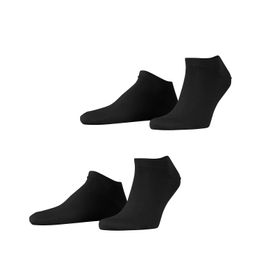 Sneakersocken Esprit "Basic Uni", Herren, Gr. 39-42, schwarz, Baumwollmischung, unifarben, normal, Socken Sneakersocken, weich, hautfreundlich und atmungsaktiv