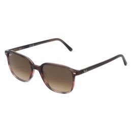 Ray-Ban RB2193 | Unisex-Sonnenbrille | Fassung: Vollrand, Quadratisch, Acetat, Braun Gestreift | Glasfarbe: Braun