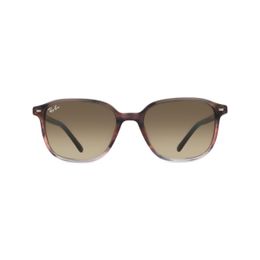 Ray-Ban RB2193 | Unisex-Sonnenbrille | Fassung: Vollrand, Quadratisch, Acetat, Braun Gestreift | Glasfarbe: Braun