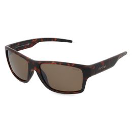 Boll&eacute; Boll&eacute; STATUS | Unisex-Sonnenbrille | Fassung: Vollrand, Quadratisch, Kunststoff, Braun Gemustert | Glasfarbe: Braun