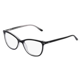 Fielmann OU 051 FLEX CL Brille Damen | Fassung: Vollrand, Butterfly, Schwarz Kristall