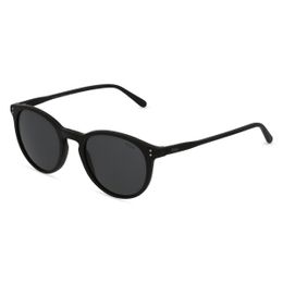 Polo by Ralph Lauren PH4110 | Herren-Sonnenbrille | Fassung: Vollrand, Panto, Acetat, Schwarz Matt | Glasfarbe: Grau