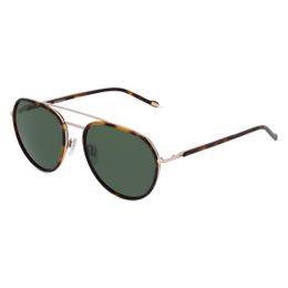 JOOP! JP 7401 | Herren-Sonnenbrille | Fassung: Vollrand, Rund, Metall, Havanna Gl&auml;nzend | Glasfarbe: G15
