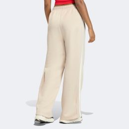 Sporthose adidas Sportswear "W STADIUM TP", Damen, Gr. L, N-Gr, crystal linen, pure ruby, sanftes wei&szlig;, normal, gr., Obermaterial: 67% Polyester, 33% Baumwolle, Hosen Sporthose