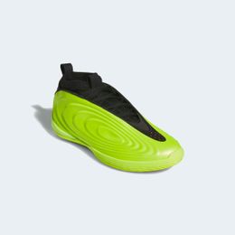 Basketballschuh adidas Performance "HARDEN VOLUME 10", Herren, Gr. 43, hi, res gelb, core schwarz, lucid orange, Synthetik, Schuhe