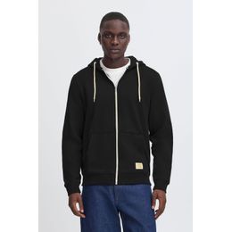 Kapuzensweatjacke Blend "BHNoah", Herren, Gr. L, schwarz, Sweatware, 60% Baumwolle, 40% Polyester, unifarben, regular fit normal, ohne Ausschnitt, Rippb&uuml;ndchen, Sweatjacken, Stilvolle Kapuzensweatjacke mit Taschen