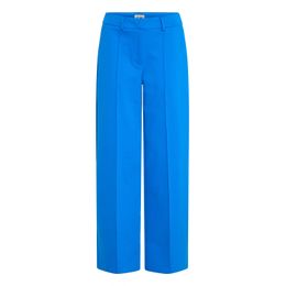 Stoffhose Ichi "Casual IHKATE", Damen, Gr. M, N-Gr, blau (strong blau), Obermaterial: 74% Polyester PES. 22% Viskose CV. 4% Elasthan EL., Hosen Stoffhose