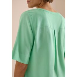 Schlupfbluse Cecil, Damen, Gr. L (42), juicy lime, Web, Obermaterial: 100% Viskose, figurumspielend h&uuml;ftbedeckend, V-Ausschnitt, Blusen Schlupfbluse, Elastischer Saum