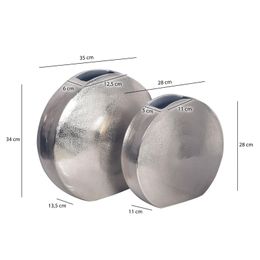 Wohnling WL7.180 Vasen 2er Set Silber