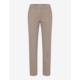 Brax Damen Chino Style MARON S WARM GREIGE, hellbraun, Gr. 32