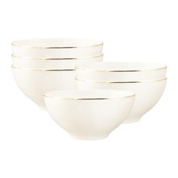 Seltmann Weiden M&uuml;slischalen Savona Goldlinie &oslash; 15,7 cm 6er Set