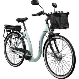 Tretwerk Linea 28 Zoll E Bike Damen Pedelec 3 Gang Nabenschaltung Elektro FahrradCitybike retro Tiefeinsteiger