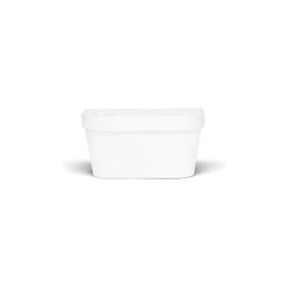 GARDEN ID Wandpflanzgef&auml;&szlig; &ndash; GARDEN ID Star &ndash; Wei&szlig; 36 x 16 cm &ndash; Wasserreservoir mit &Uuml;berlaufsystem &ndash; Recycelt und zu 100 % recycelbar