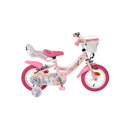 VOLARE Kinderfahrrad Unicorn 12 Zoll ohne R&uuml;cktrittbremse, rosa