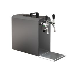 ich-zapfe Zapfanlage, Bierzapfanlage STREAM 50 Bierkoffer, Durchlaufk&uuml;hler 2-leitig Trockenk&uuml;hler, bis zu 55 Liter/h - BLACK EDITION