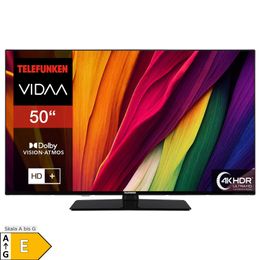 Telefunken XU50VP750M Fernseher 50 Zoll Smart TV VIDAA 4K UHD HDR Dolby Vision HD+ 6 Monate (2026)