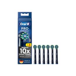 Oral-B Aufsteckb&uuml;rsten Pro CrossAction Schwarz 6er
