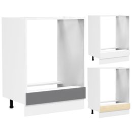 Vcm Ofenschrank Ma&szlig;e ca. H. 82 x B. 60 x. T. 46 cm Herdumbauschrank Herdschrank Backofenschrank - Fasola