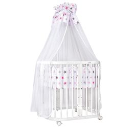 Waldin Babybett Kinderbett 7in1 mit Matratze, mitwachsendes Kinder-Bett