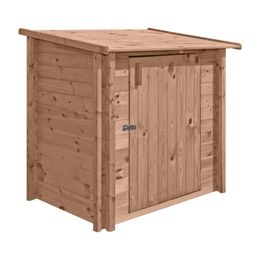 Pumpenhaus "Holzpool" Universal mit Ruckwand f&uuml;r Poolh&ouml;he 115 - 138 cm (114 x 94 x 122 cm)
