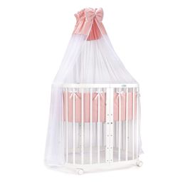 Waldin Babybett Kinderbett 7in1 mit Matratze, mitwachsendes Kinder-Bett