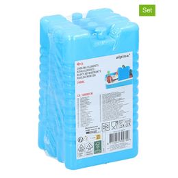 Alpina 4er-Set: K&uuml;hlelemente in Blau - 4x 200 ml - 13% | Damen-outdoor-ausruestung